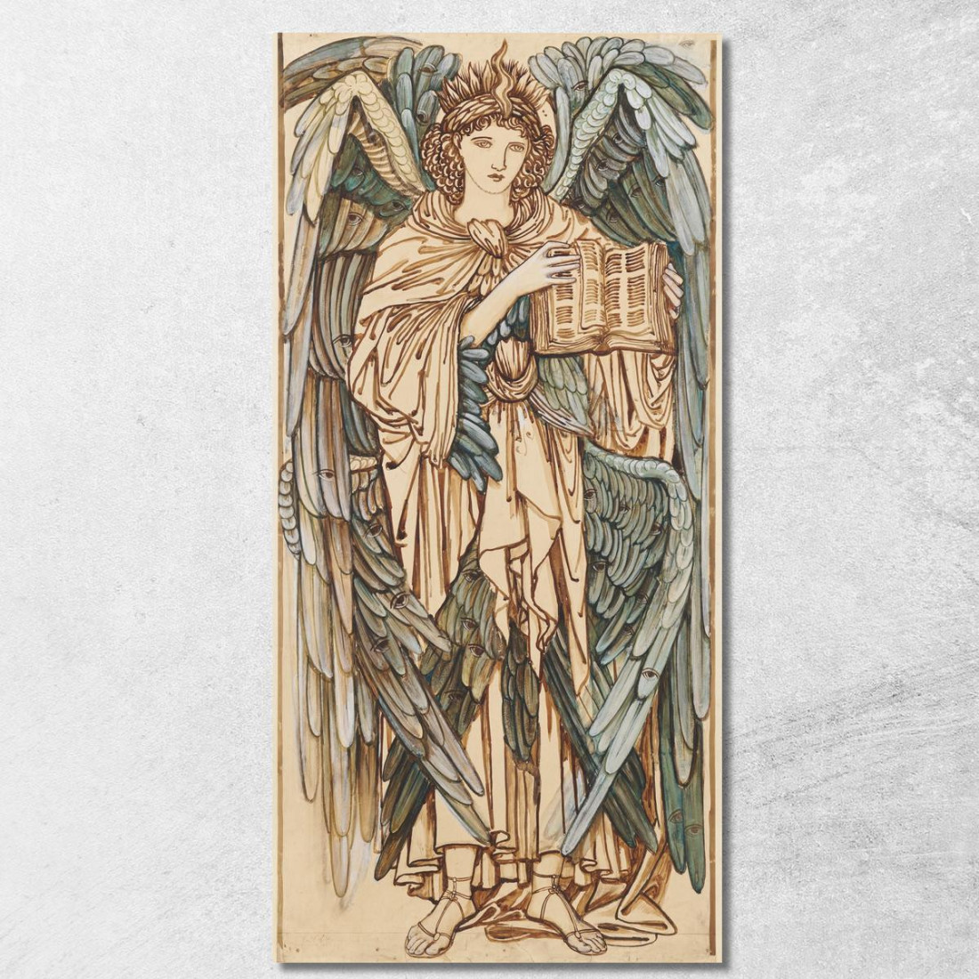 The Angels Of The Hierarchy Cherubim Sir Edward Coley Burne-Jones ...