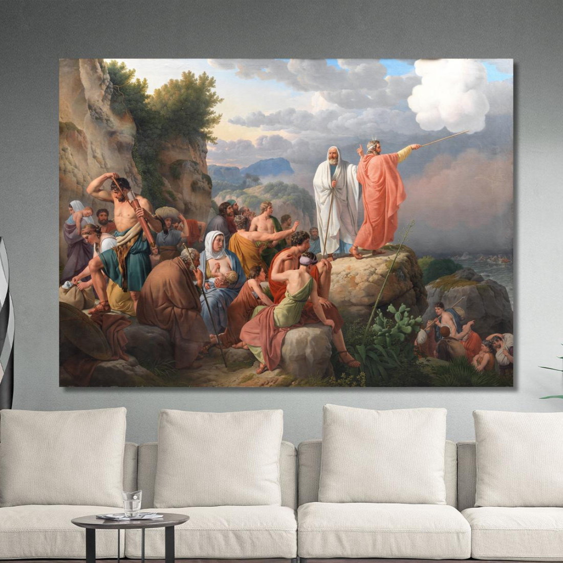 Moses Lets The Red Sea Return And Pharaoh'S Army Is Overwhelmed ...